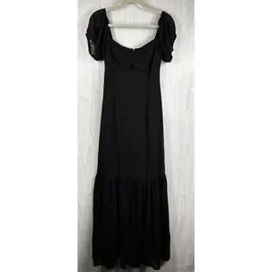 Lulus | Dresses | Lulus Appealing Elegance Maxi Dress Womens M Black ...